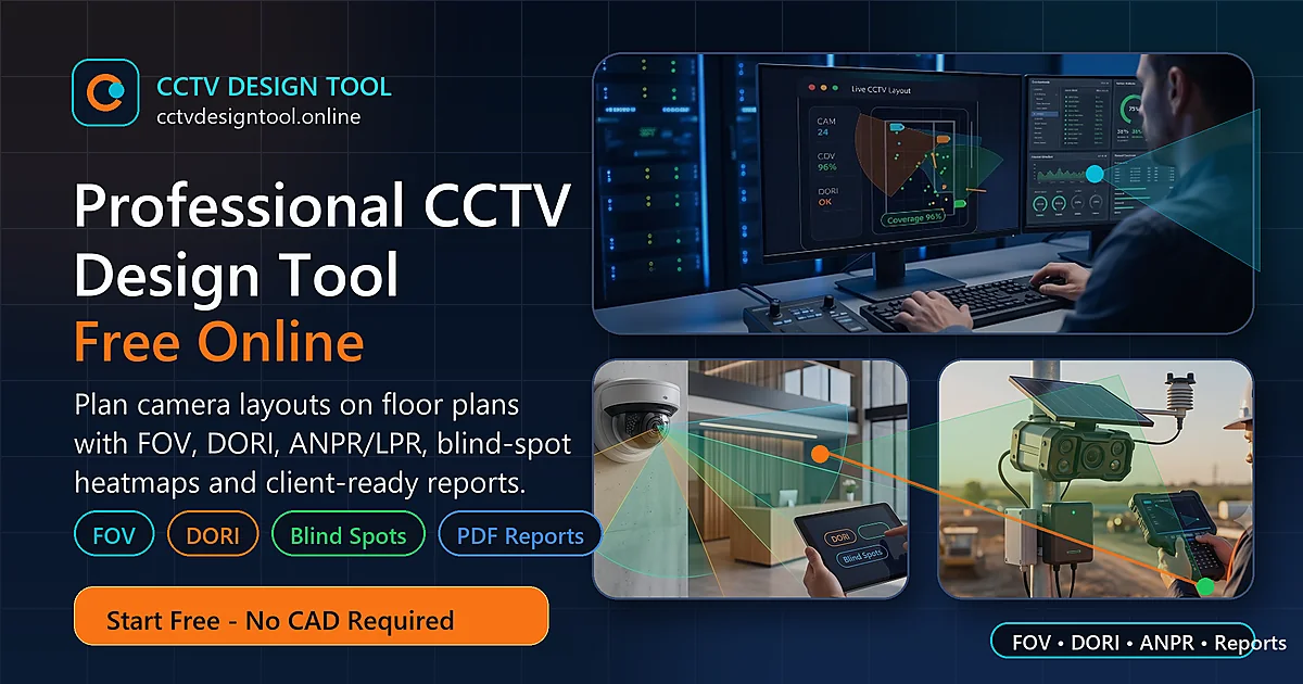 Free CCTV Design Tool & Camera Layout Planner — cctvdesigntool.online